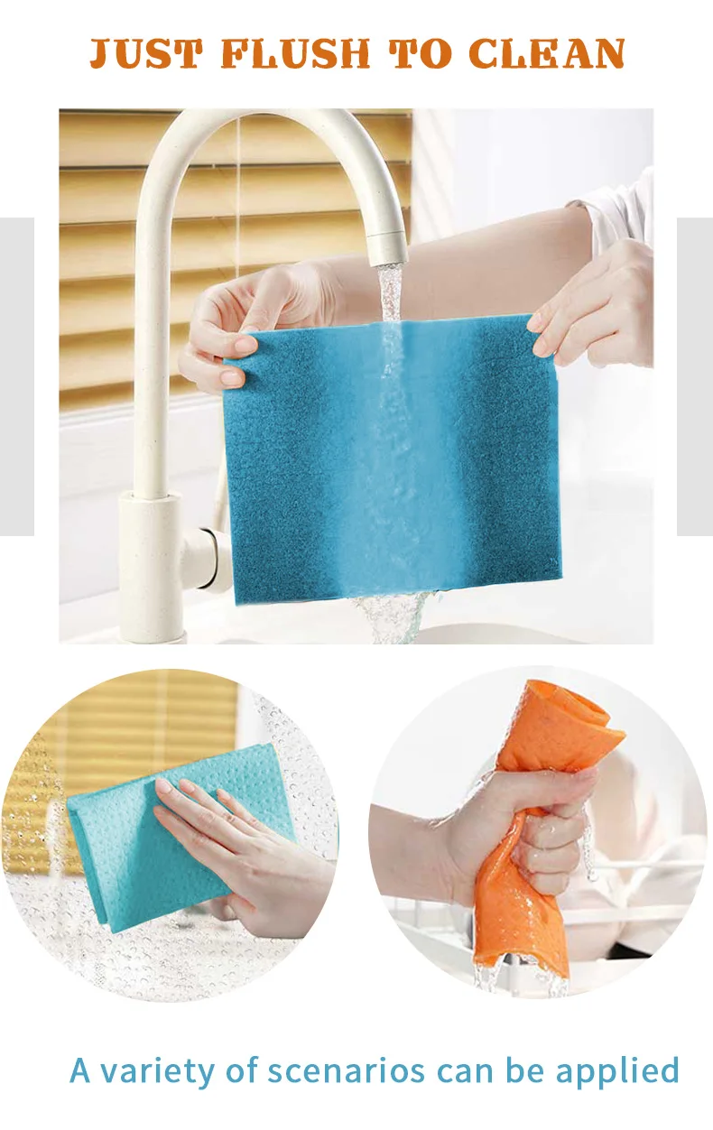 Biodegradable Cellulose Sponge - Eco-Friendly Kitchen Tool