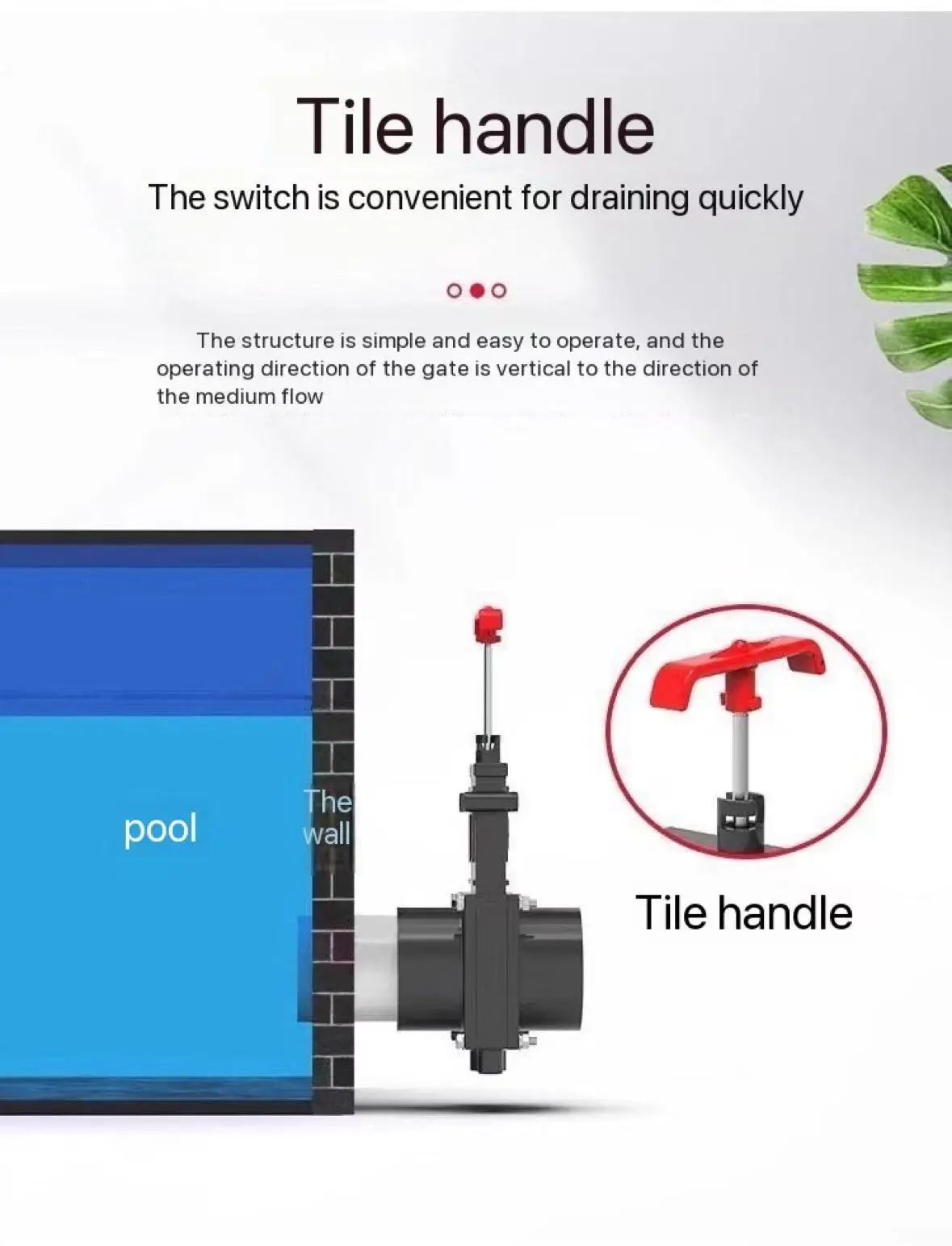 PVC Manual Plunger Valve Hand-Pull Plate Fish Pond Lift Gate Valve ...