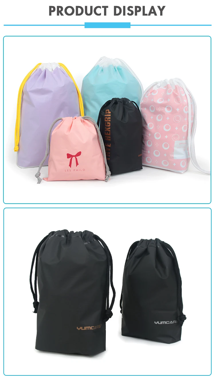 Polyester Draw String Sports Backpack Shopping Eco Drawstring Packaging ...