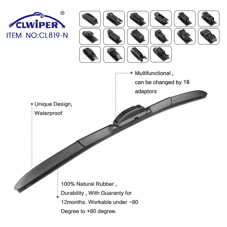 CLWIPER Factory Car Wiper Multifunctional Hybrid Wiper Blade| Alibaba.com