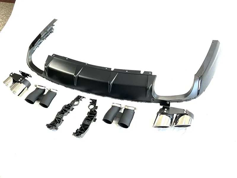 High Quality S8 D5 REAR DIFFUSER WITH TAIL PIPE for audi A8 2018-2022 ...