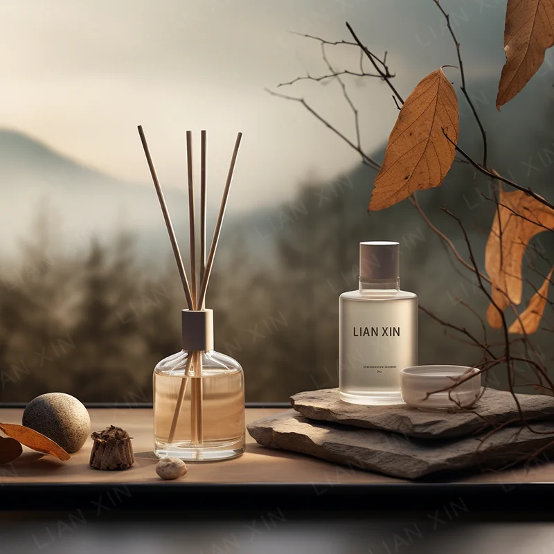 Luxury Frosted Glass Reed Diffuser Bottle 50ml 200ml 100ml Empty Reed ...