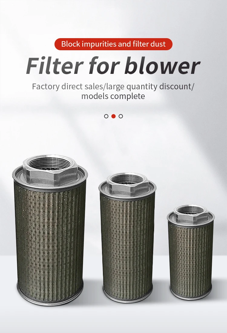 Stainless Steel Inlet Ring Blower Air Filters - High Efficiency