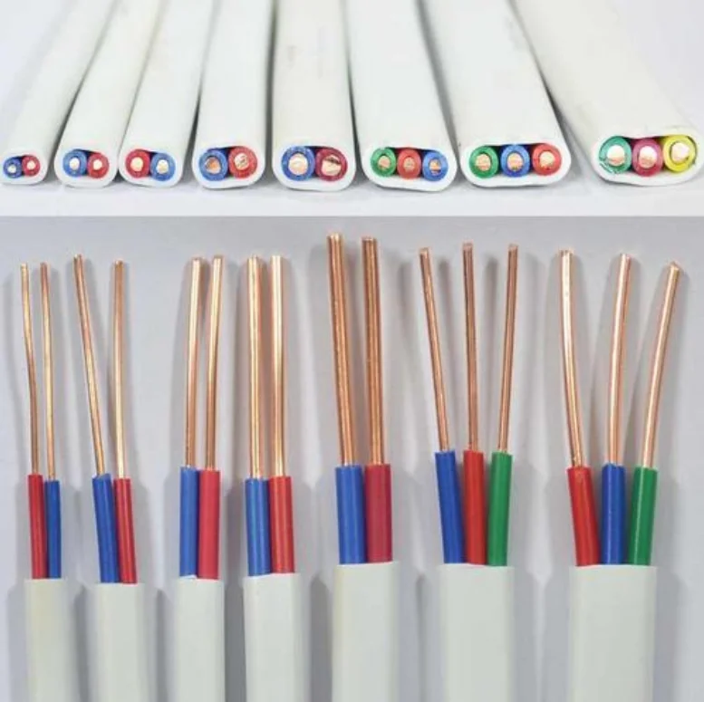 600v Vvf Copper Conductor Pvc Insulation Pvc Sheath Electrical Cable 3* ...