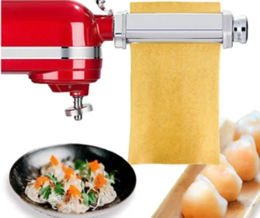 Durable 3 Piece Set Pasta Roller Cutter Set Attachment Spaghetti Cutter ...