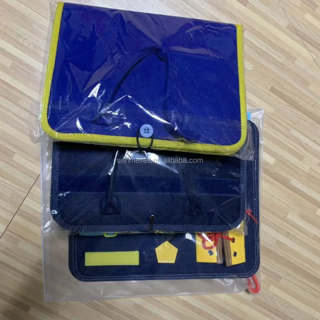 Montessori Sensory Autism Board Felt Toddler Busy Board Preschool ...