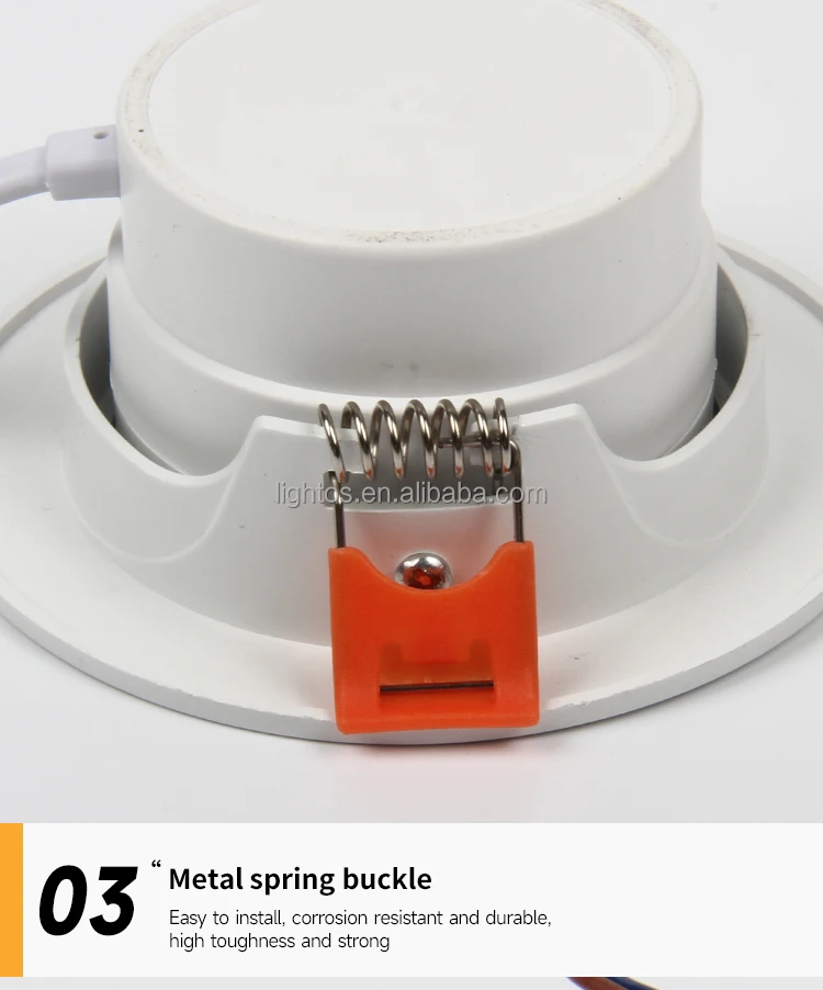 Indoor Lighting Round Square Recessed Mounted Adjustable Smd Downlight ...