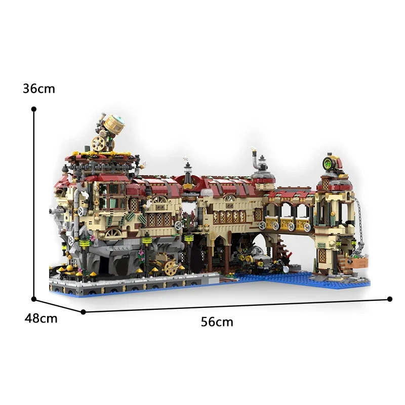 Buildmoc Steam Powered Submersible Architecture Building Blocks Set ...