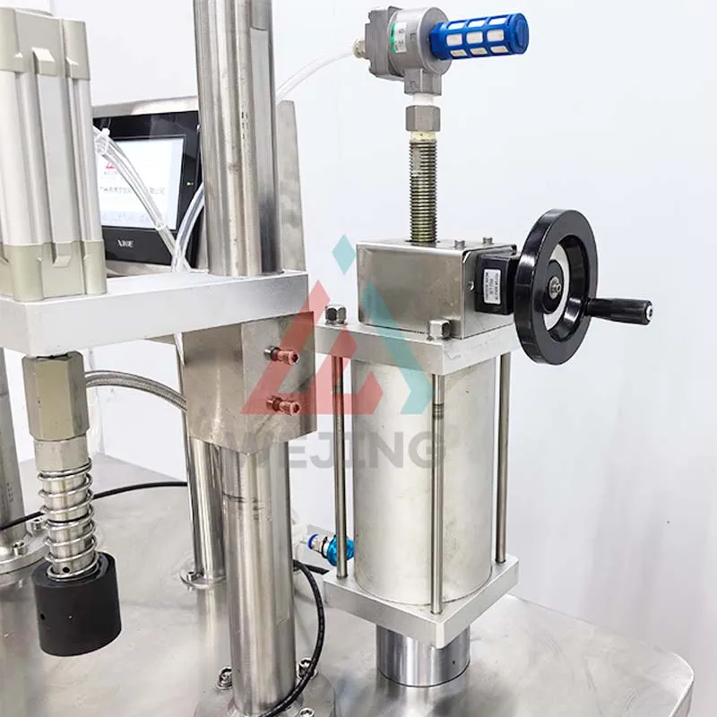 Semi Automatic Cooking Oil Spray Aluminum Can Aerosol Filling Machine ...
