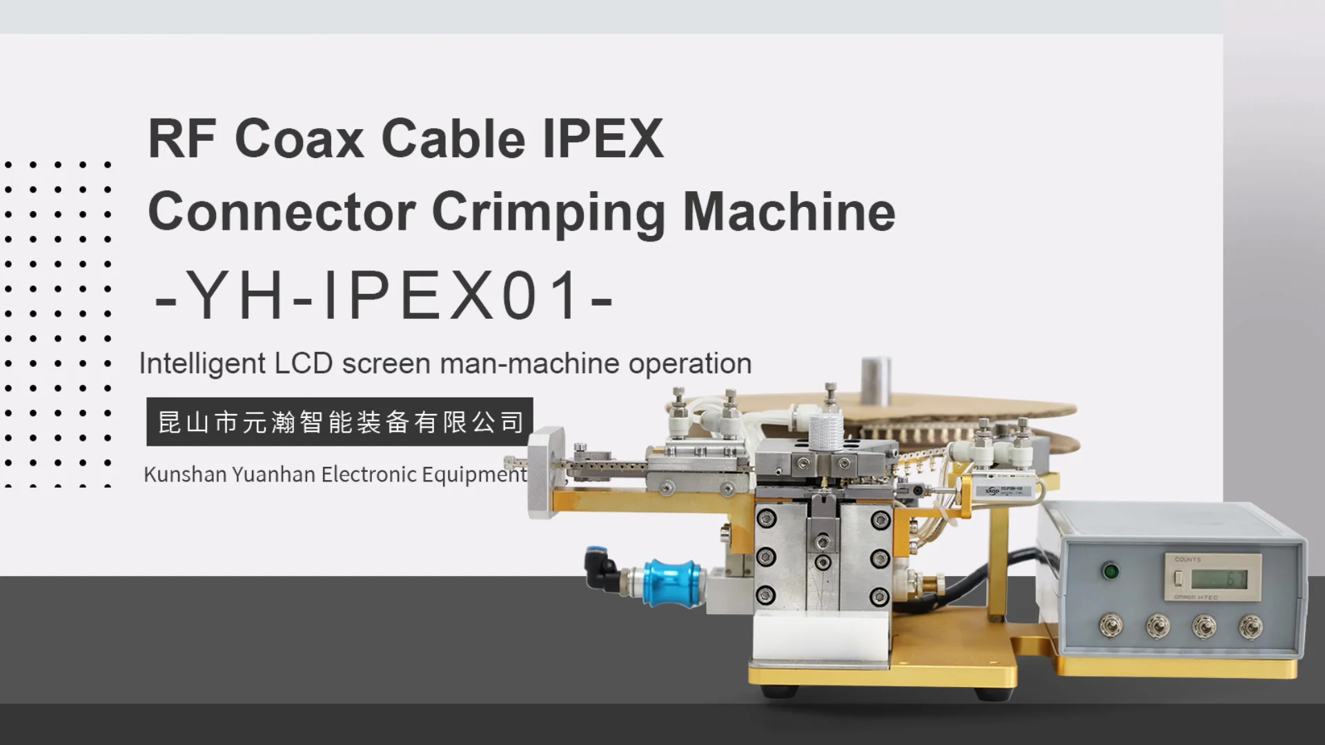 Ipex Connector Crimping Machine For Rf Coaxial Cable - Buy Ipex ...