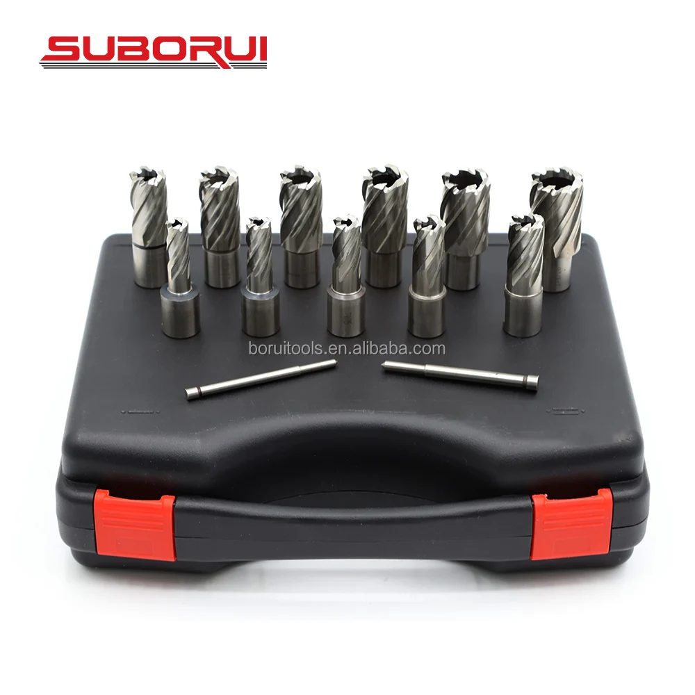 SUBORUI Magnetic Drill Bit Set - High Speed Steel Broach Cutters