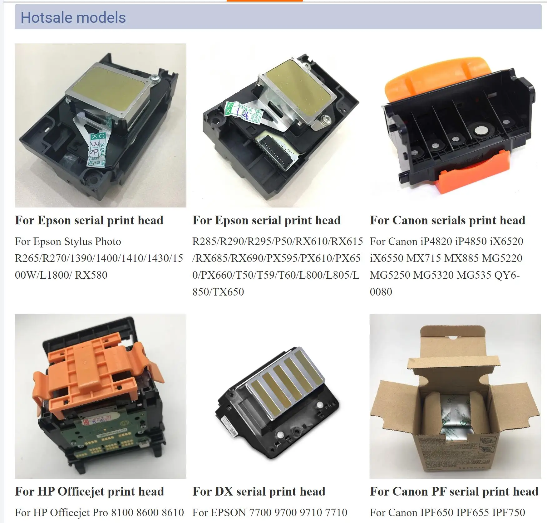 Original Printhead FA52001 for Epson Surecolor F3070 DTG