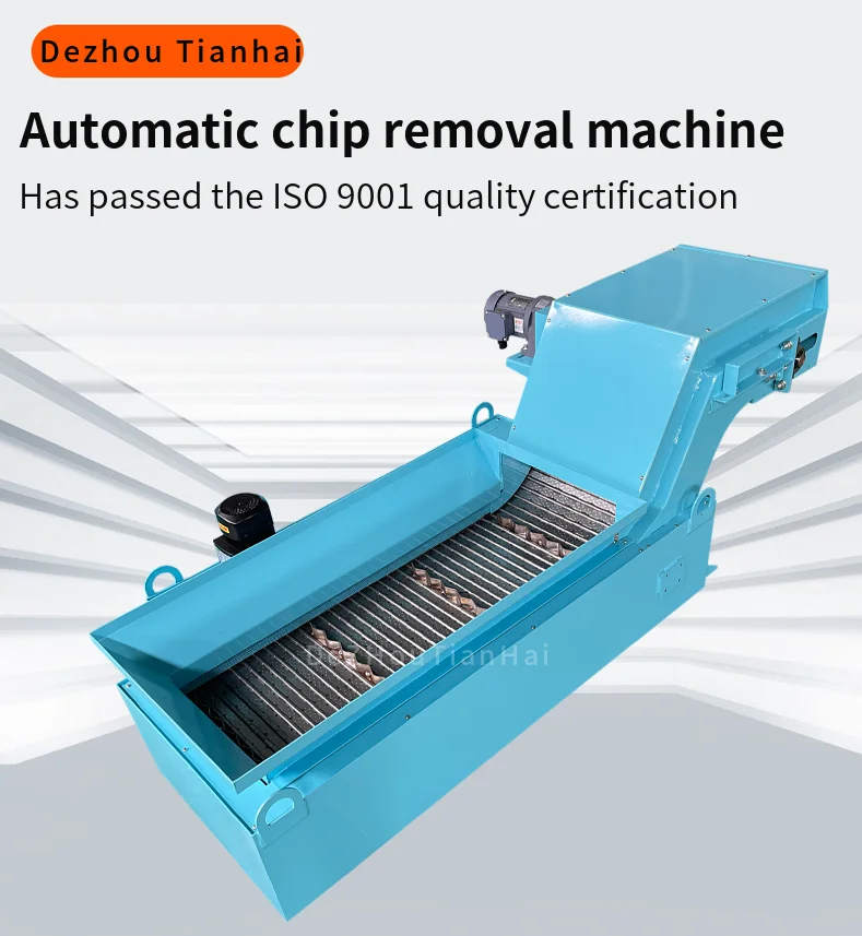 Chip Conveyor For Cnc Machine Scraper Chip Removal Machine Roller Chain ...