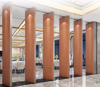 Hotel Compartment Moving Partition Silent Door Expansion Screen Hanging ...