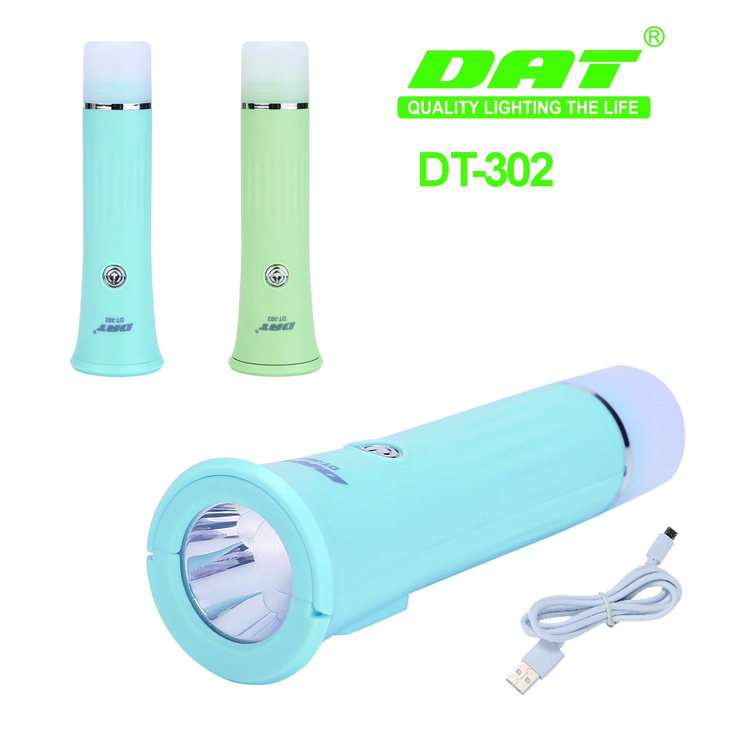 Dt-302 Handheld Portable Outdoor Double Headlight With Emergency ...