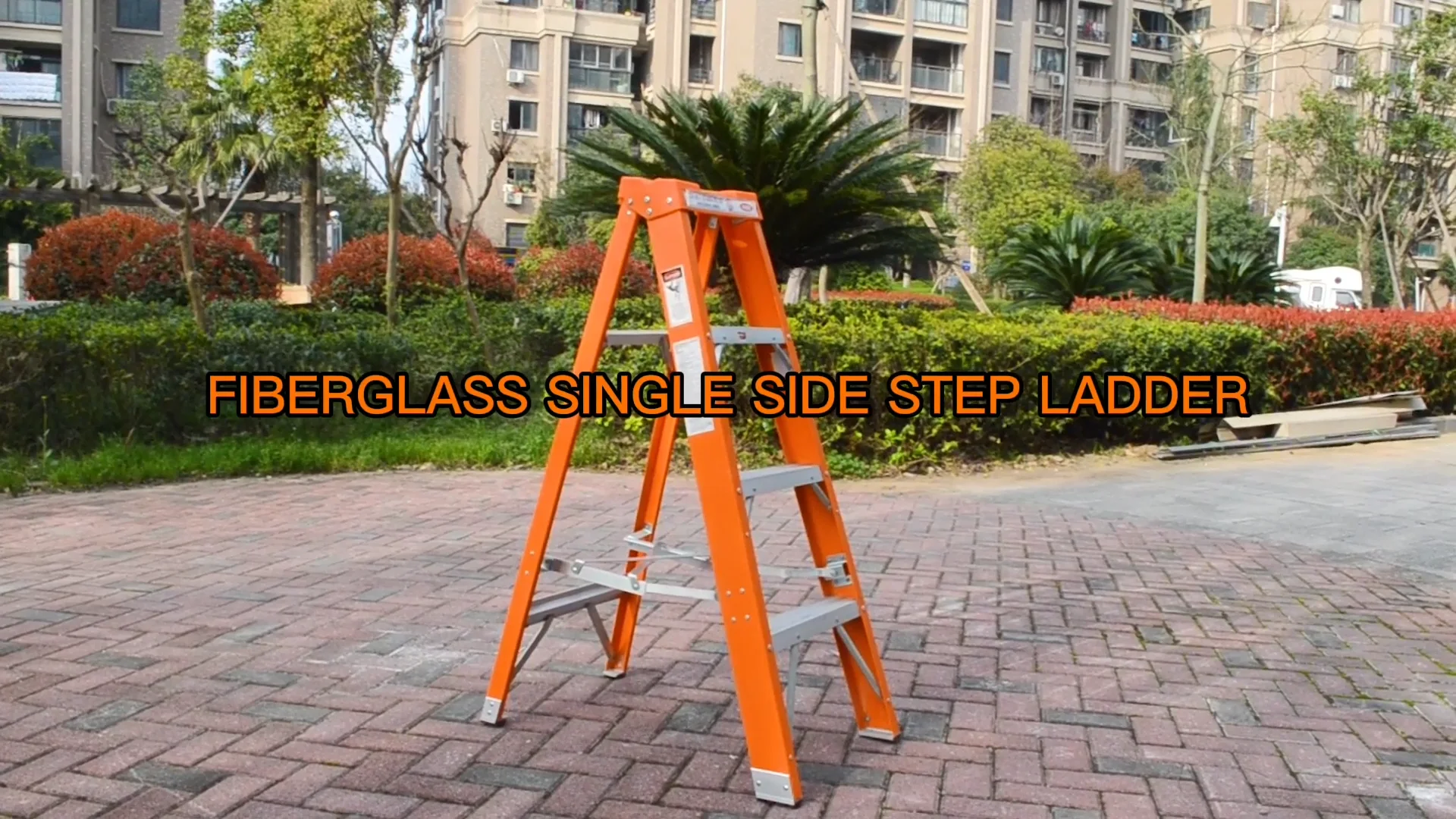 Escalera Plegable De Tijera Aislada Electrica Frp Fiberglass Ladder ...