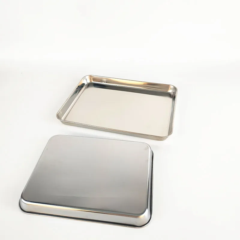 Lihong Restaurant Use Metal Shallow Tray Ss304 Baking Tray Stainless ...