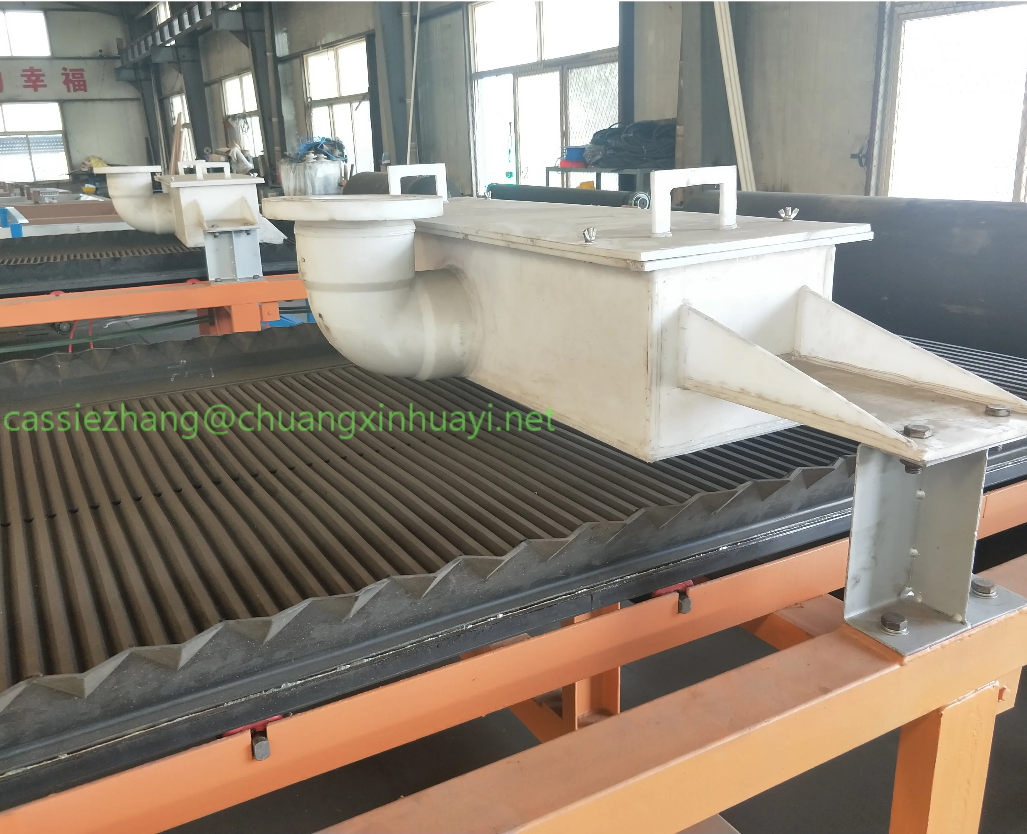 Gypsum Dewatering System Rubber Belt Vacuum Filter With Low Moisture ...