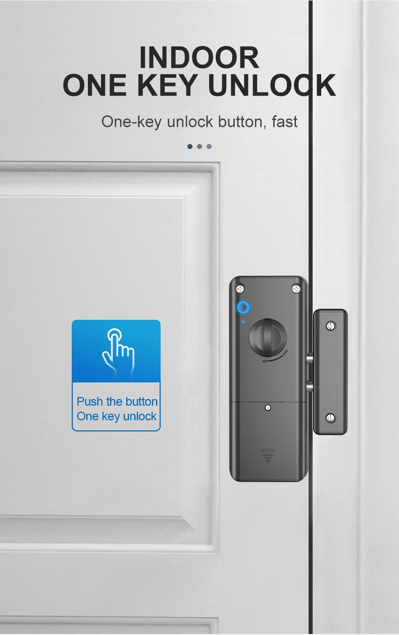 Invisible Smart Lock - Blackswipe Keyless Door Lock