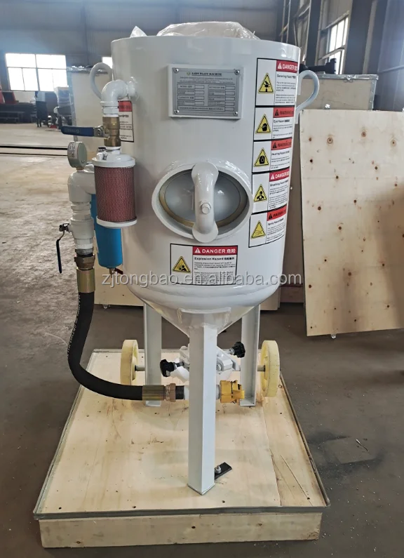 CE Certified Portable Sandblasting Machine - Big Red 10 Gallon