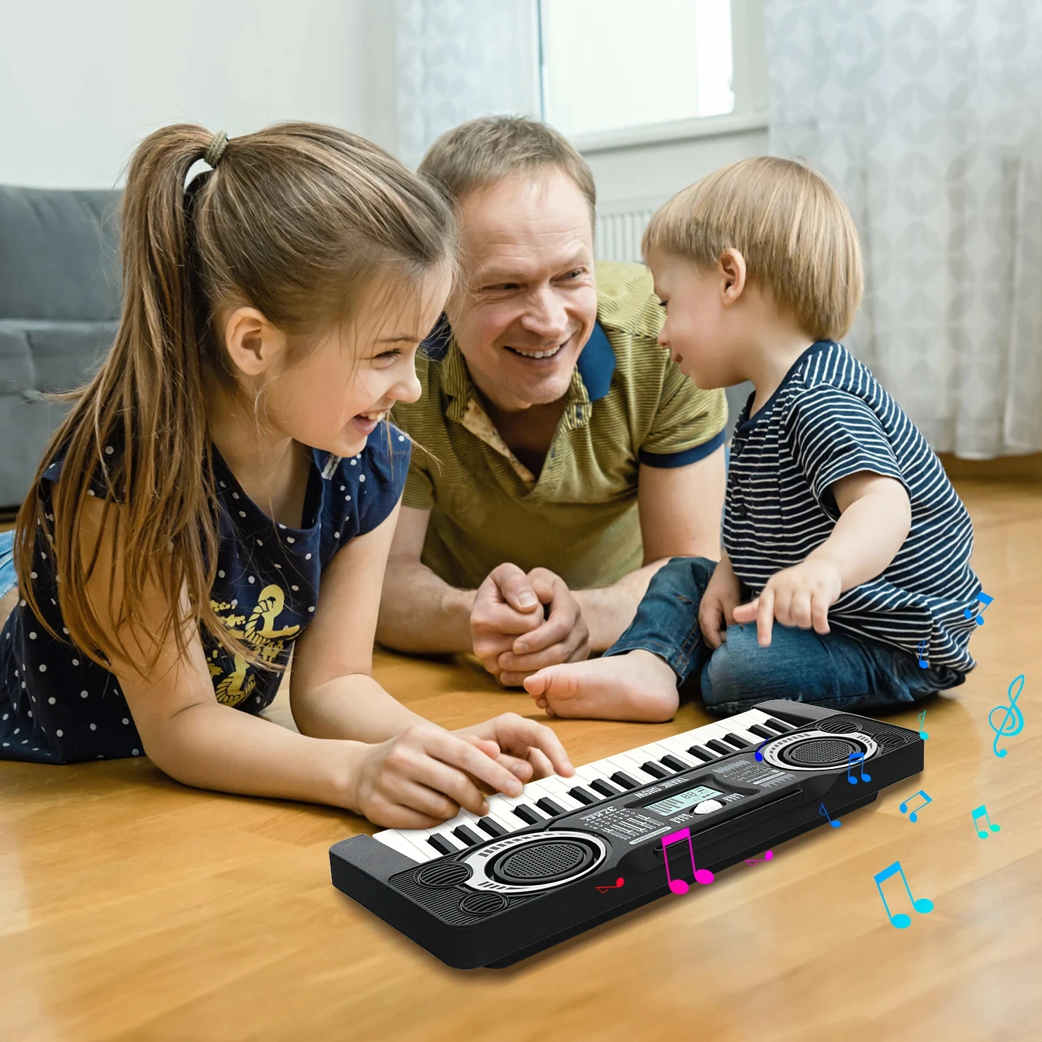 Wholesale 37-Key LED Display Screen Digital Electronic Piano Children's ...