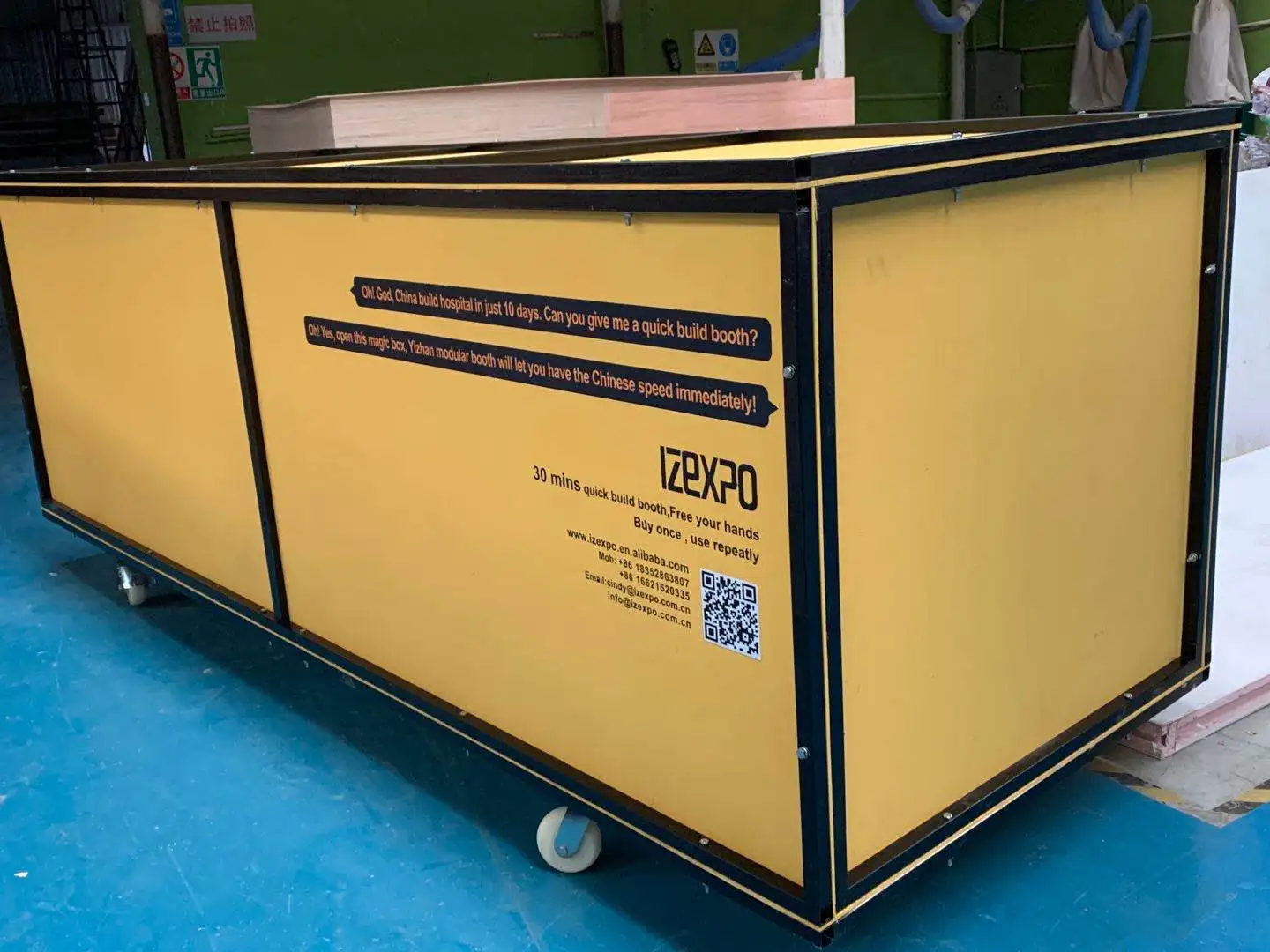 Izexpo 30mins Assembly 30x30ft Wooden Portable Tradeshow Booth Display ...