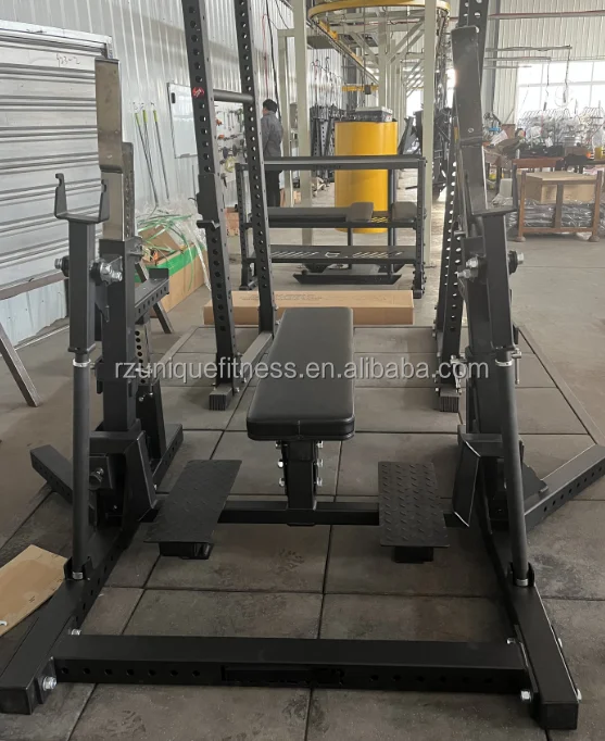3x3 Squat Steering Fitness Power Rack - IPF Competition Bench