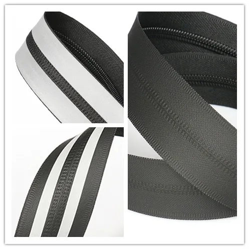 QLQ 7# Wave Design Weldable TPU Heavy Duty Waterproof Zipper