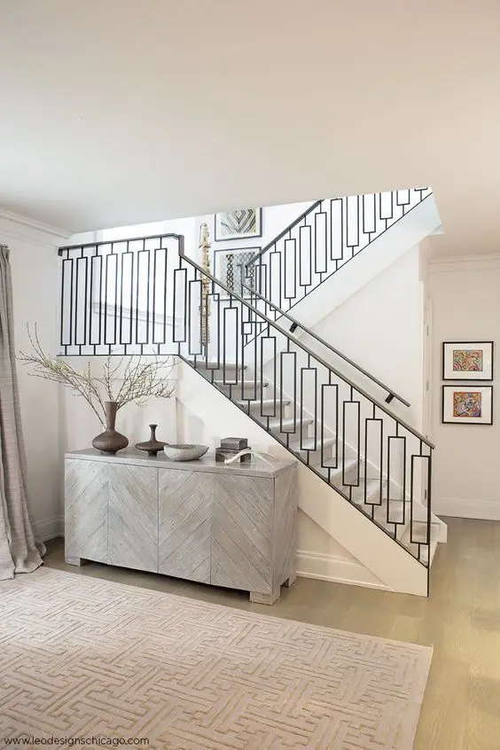Best Wrought Iron Stair Railing - Modern Designs & Durability