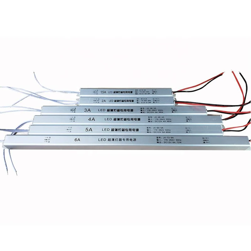 2021 Hot Sale 12v And 24v 18w 24w 36w 48w 60w 72w Ultra-thin Slim Light ...