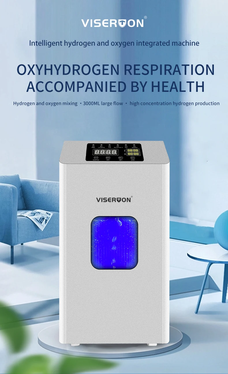 Home Hydrogen Oxygen Machine With Large Flow 300ml-3000ml Per Minute ...