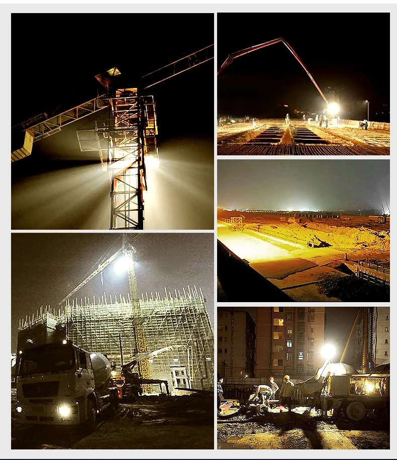 1000w LED Searchlight for Construction Sites & Outdoor Courts