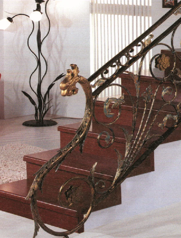 Ornamental Dragon Style Wrought Iron Newel Post for Indoor/Outdoor Use ...