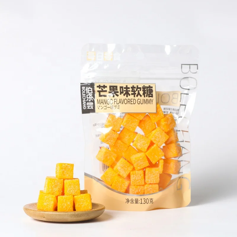 Exotic Candy Mango Juice Gummies Original Taste130g Fruit Flavor Jelly ...