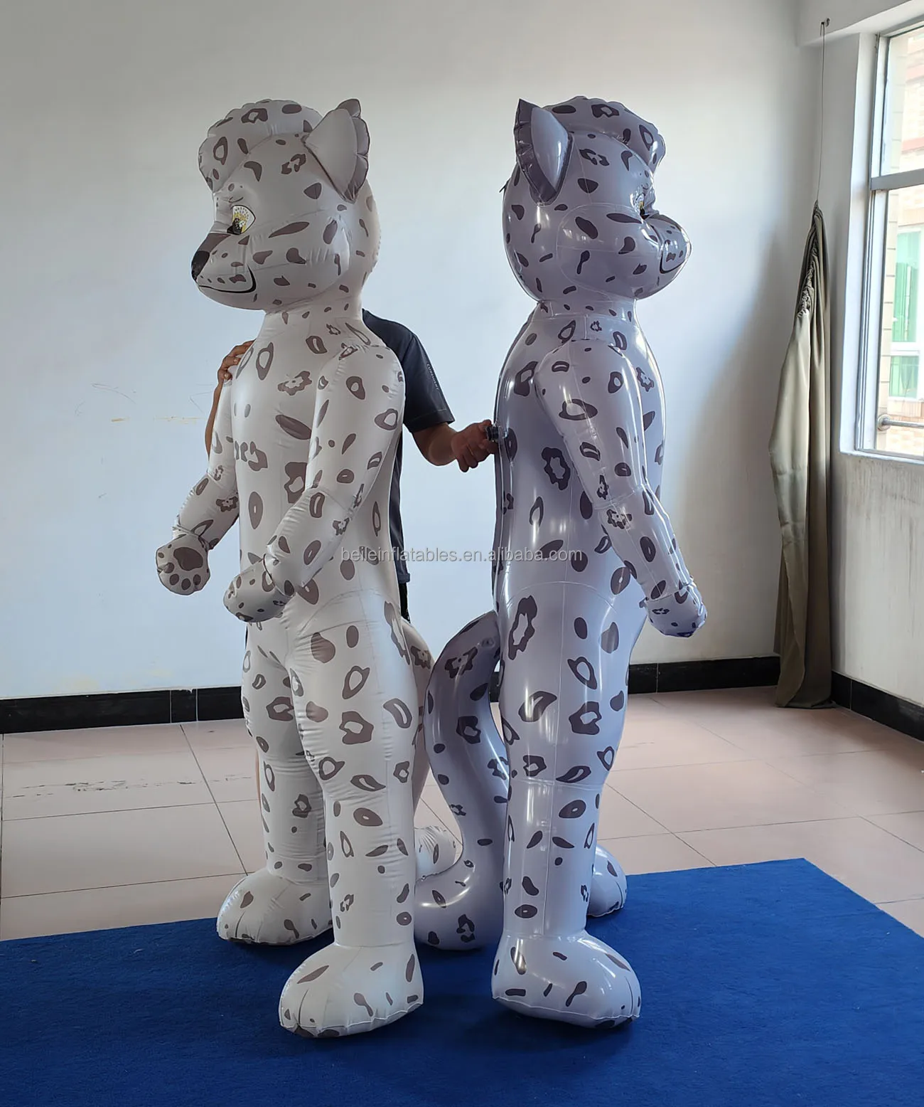 Beile Custom Inflatable Snow Leopard Suit - Promotional Fun