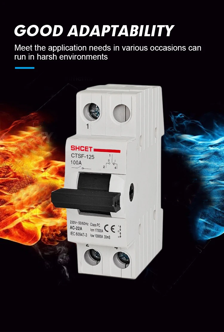 Electrical Modular Manual Din Rail Mcb Mini Automatic Changeover Switch ...