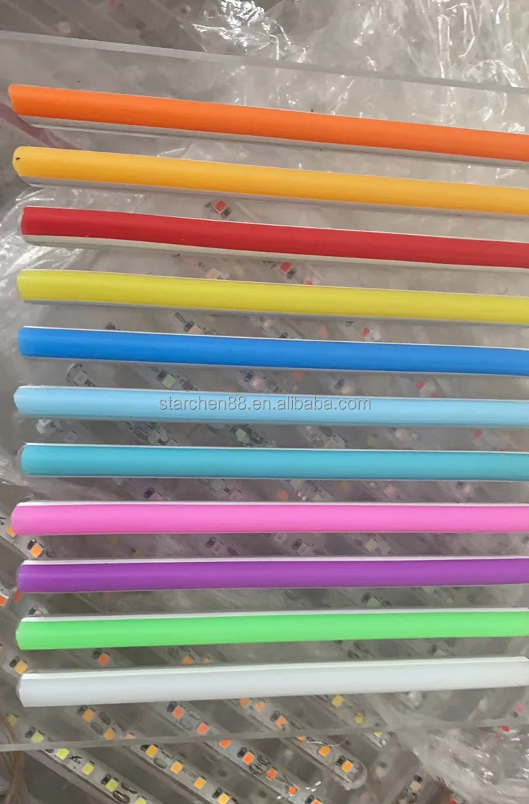 Neon Tubing 6mm 8mm 12mm Separated Silicone Led Neon Tube Flex Strips ...