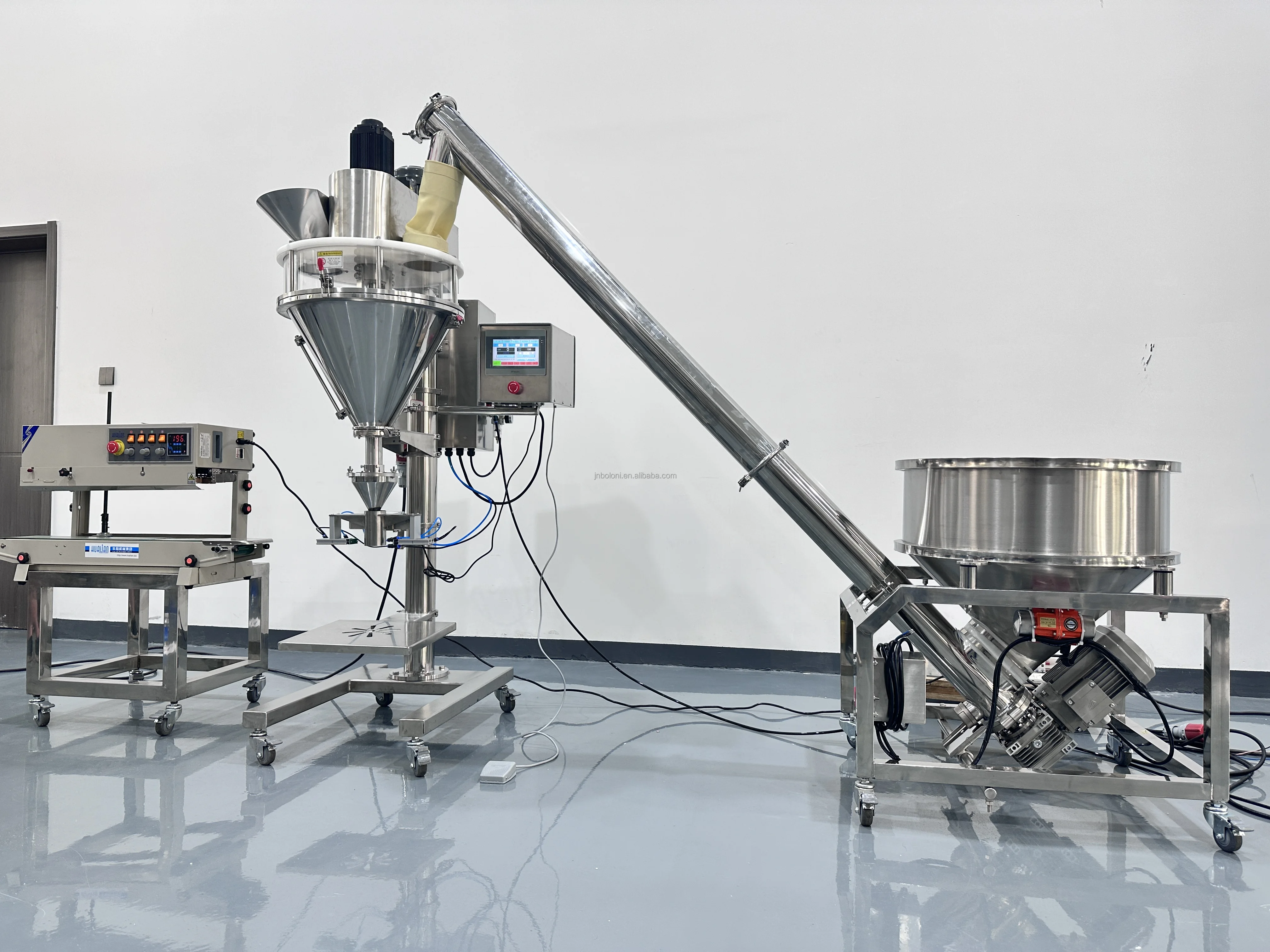 Ce Certification Semi Automatic Cosmetic Dry Powder Filling Machine ...