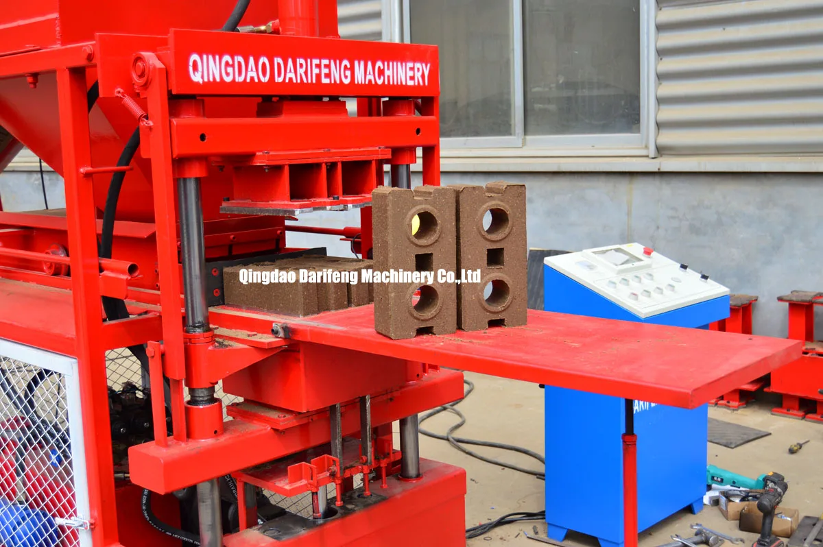 Automatic Press Ecological Interlocking Bricks Machine
