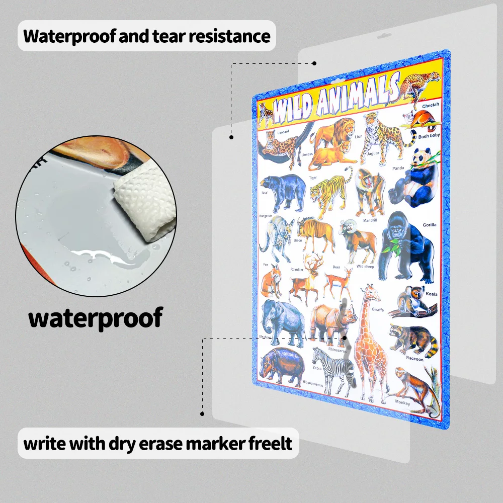 English Wall Chart For Children Education Abc Alphabet Poster - Buy ...