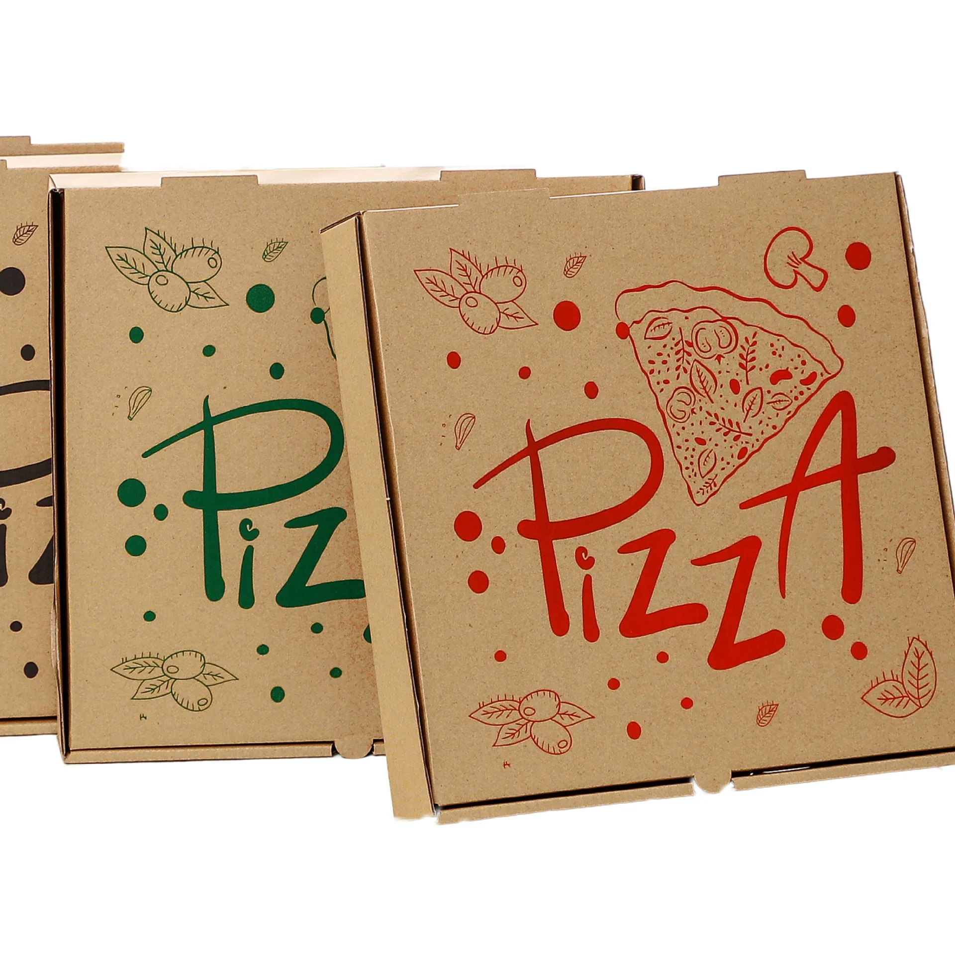 Pizza Box Stock Thermal Insulation Corrugated Disposable Pizza Box ...