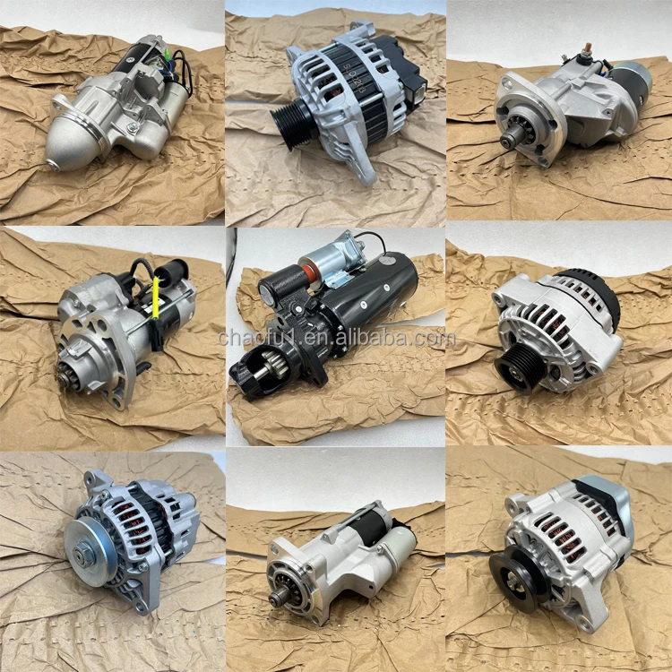 五十铃4le1 4le2 228000的12v 9t起动电机-3852 028000-6440 028000-7000 028000-7001 ...