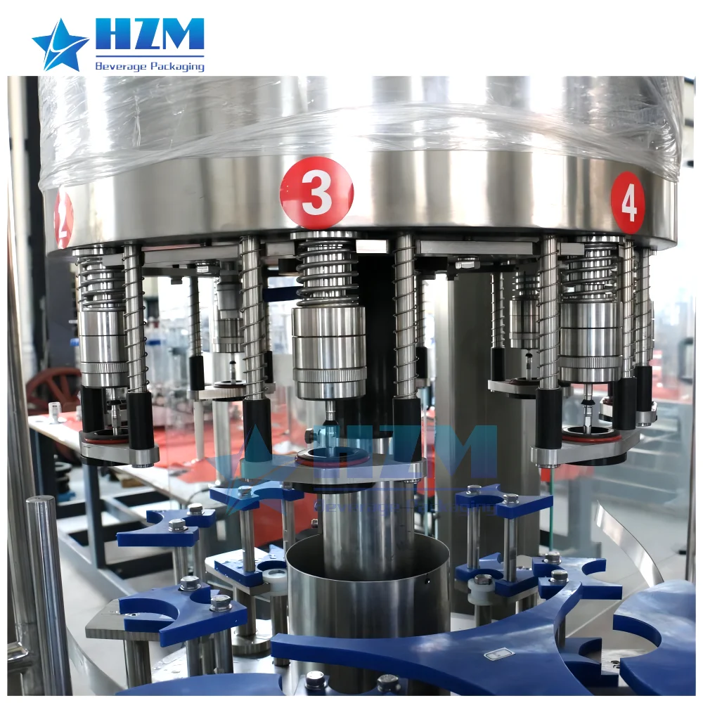 Aluminum Caps Glass Bottle Washing Filling Capping Machine/ Full ...