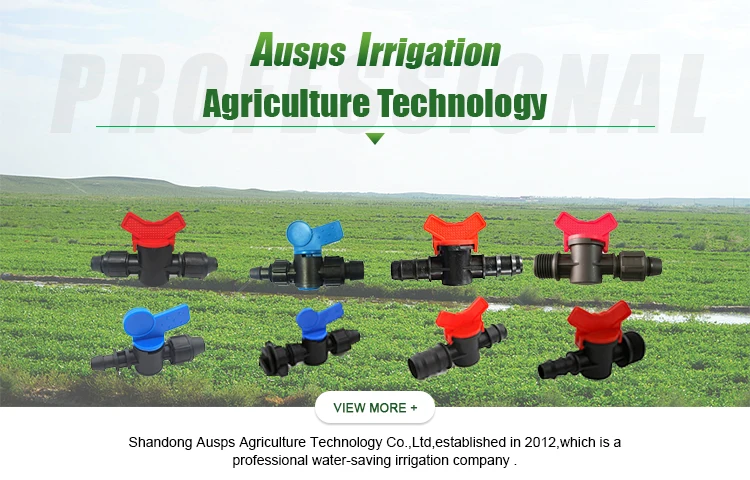 16mm Plastic Mini Valve Barb Coupling Valve Agricultural Garden Drip ...