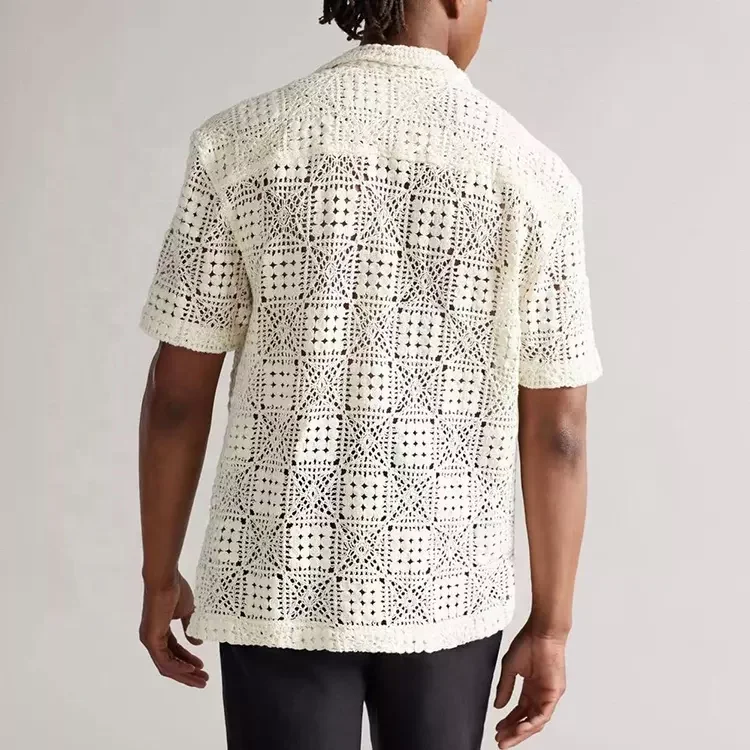 OEM Men's Coats - Summer Texture Button up Shirt Customized