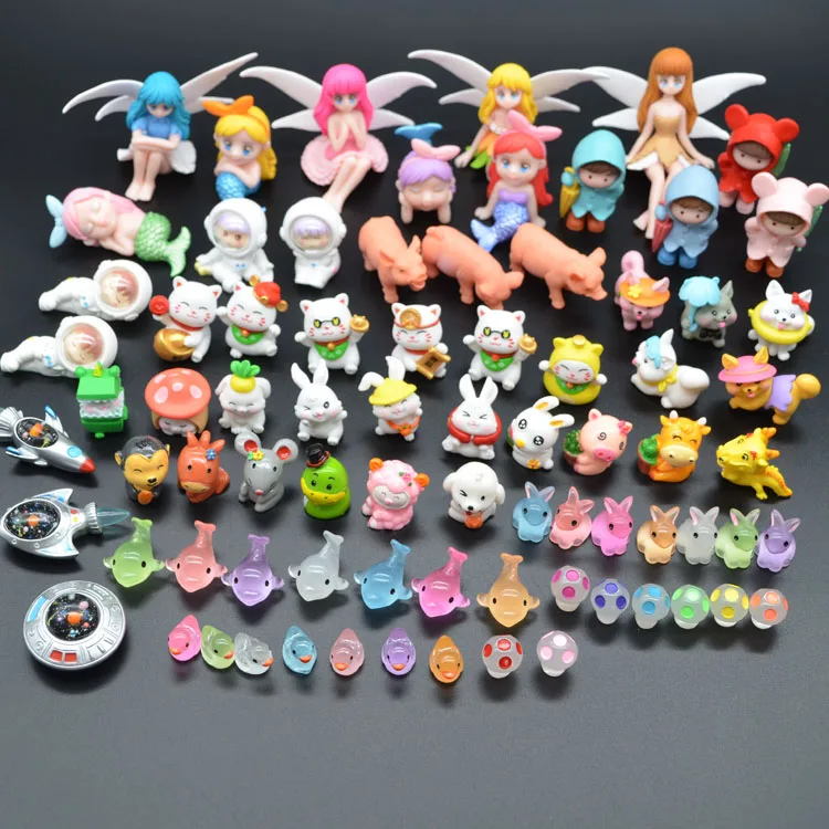 Bulk 3d Cartoon Kawaii Miniature Animal Figurine Tiny Toys for Kids ...