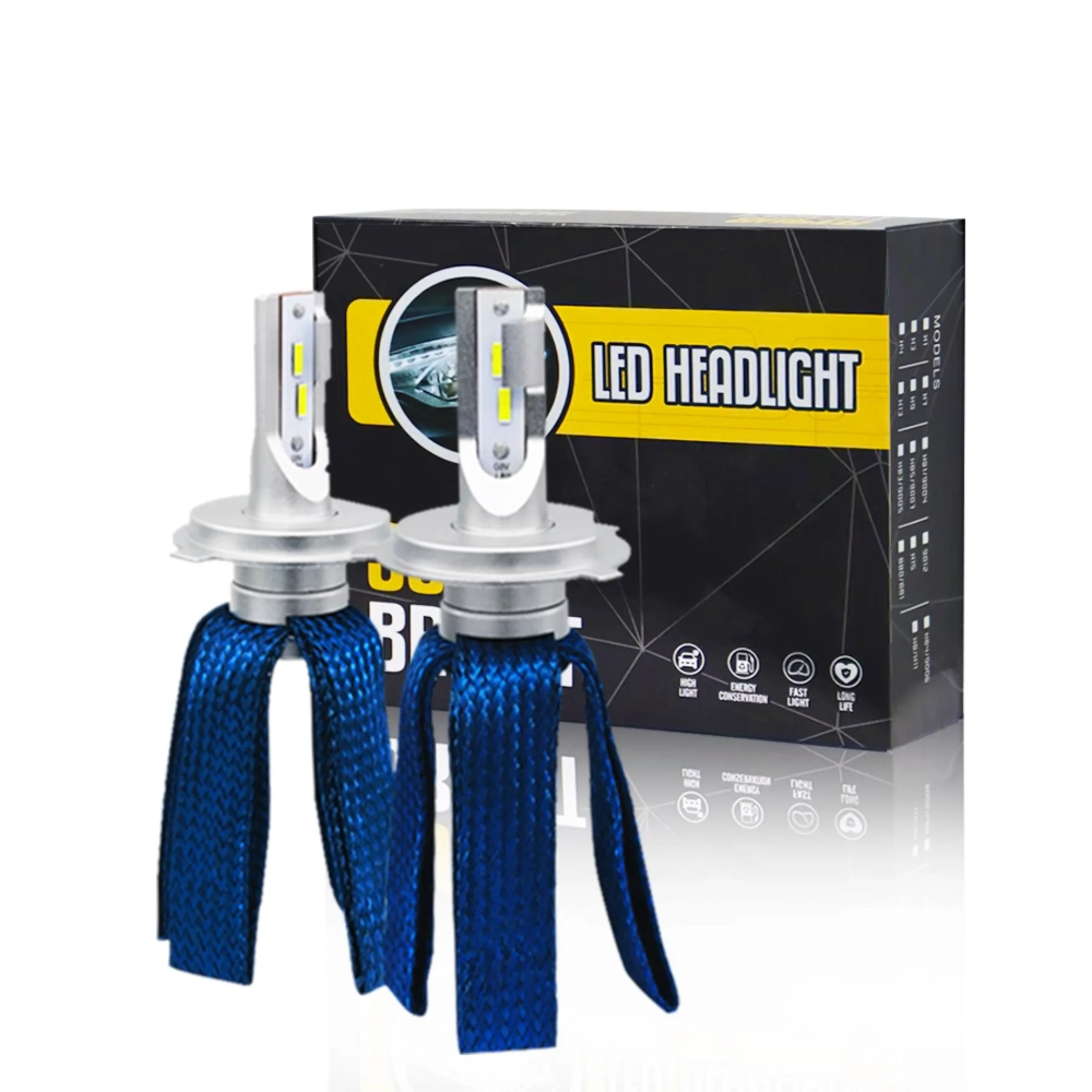 Ake 25w H4 Led Headlight Led H4 Led H7 Led H11 Led 9005/hb3 Led 9006 ...