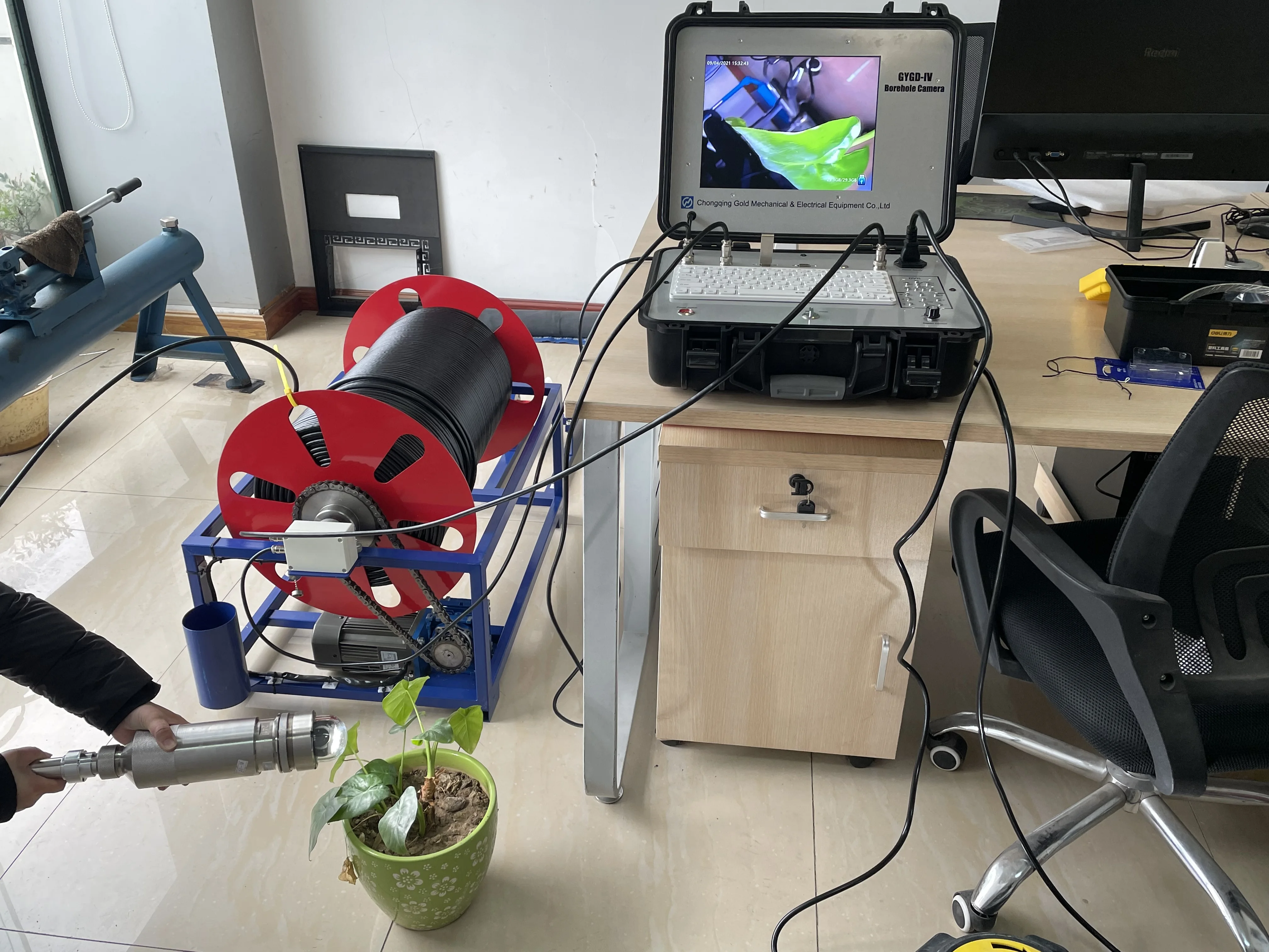 500m Imaging Borehole Waterproof Panoramic Borehole Camera for ...