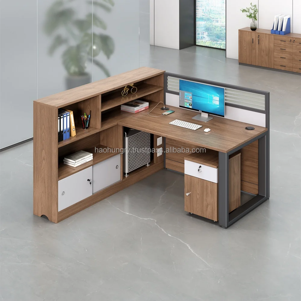 Modern Commercial Office Furniture Home Workstation Computer Table ...
