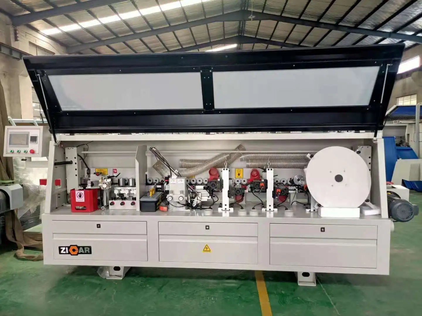 ZICAR Automatic Pvc Mdf Edge Banding Machine Automatic Furniture ...